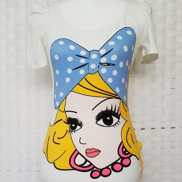 Tops | Blue Ribbon Girl Tshirt | Poshmark